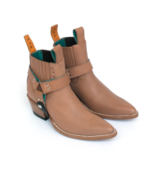 bump bootstrap set clay leather - pskaufmanfootwear