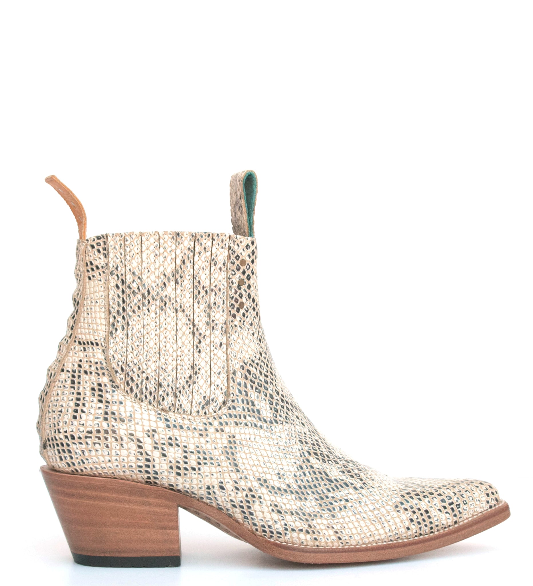 No.0002 INTERSECTION steel toe biker boot Brown - pskaufmanfootwear