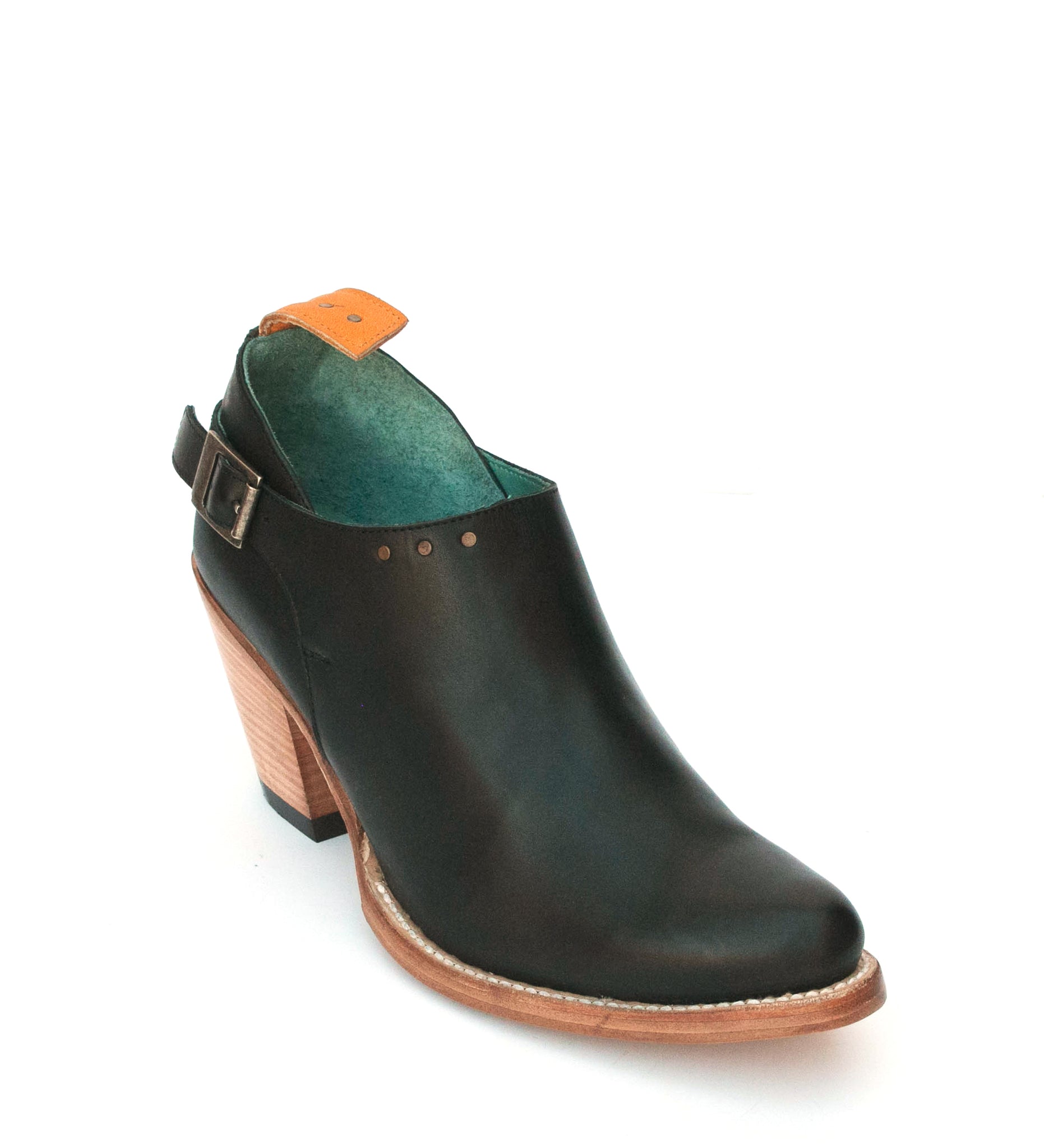 No.2059 ALLEY clog Black Leather - pskaufmanfootwear